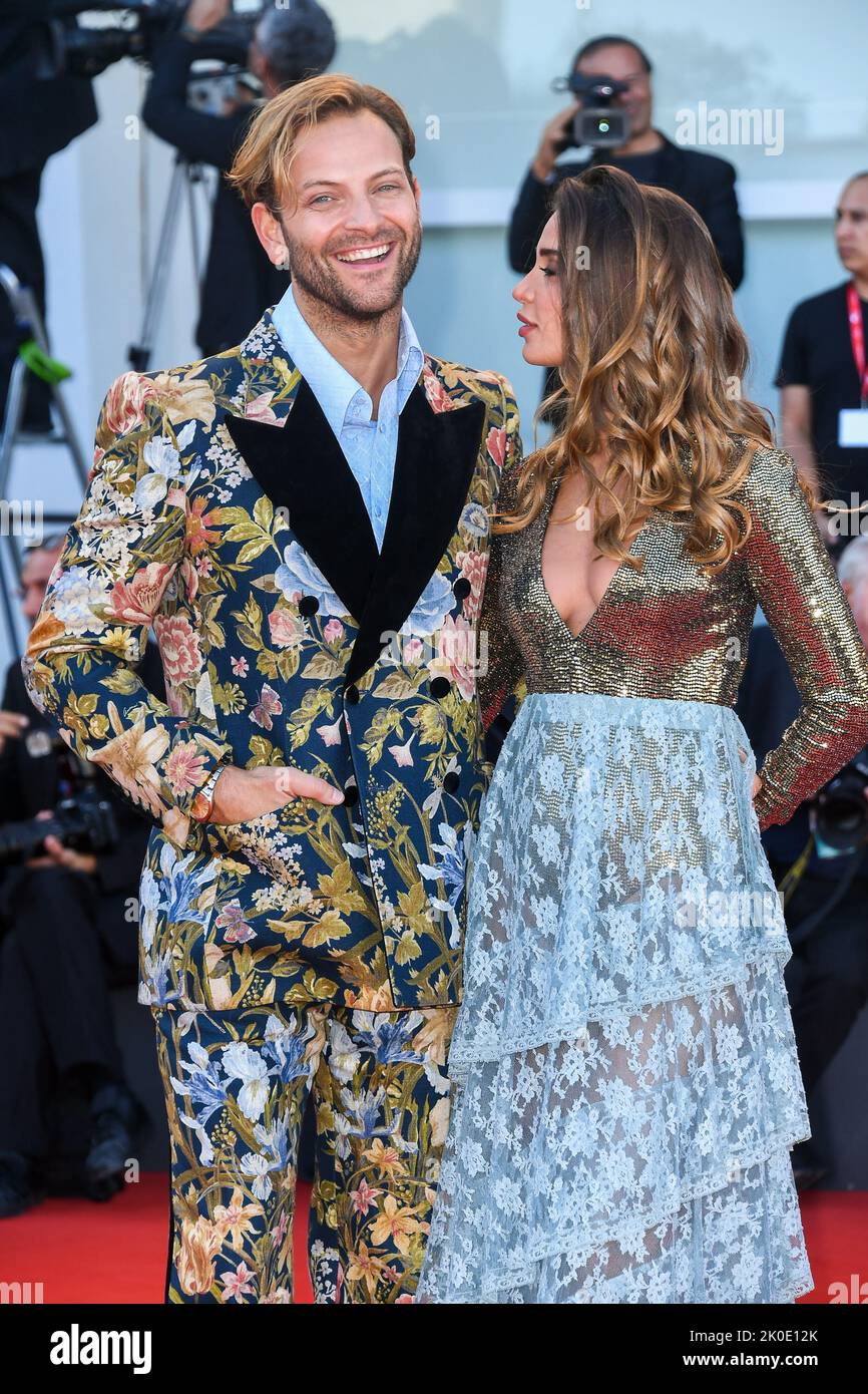 Alessandro Borghi , Irene Forti 79th Venice Film Festival Red Carpet of ...