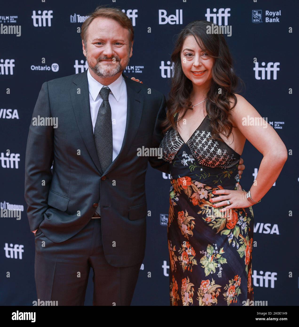 Toronto, Canada. 10th Sep, 2022. Rian Johnson and Karina Longworth ...