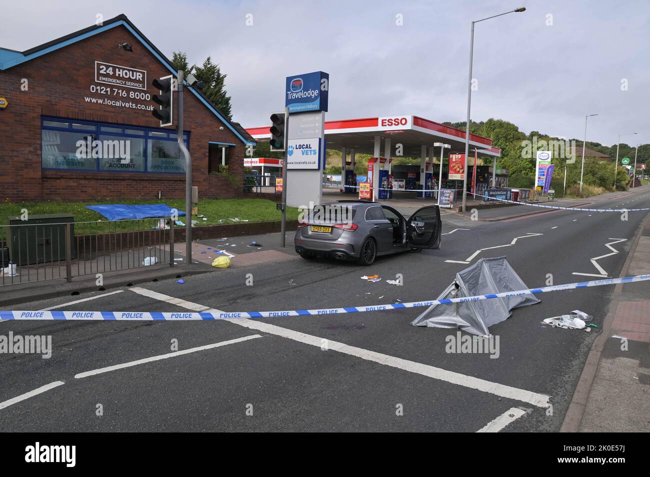 Wolverhampton Road, Oldbury, England - September 11th 2022 - The ...