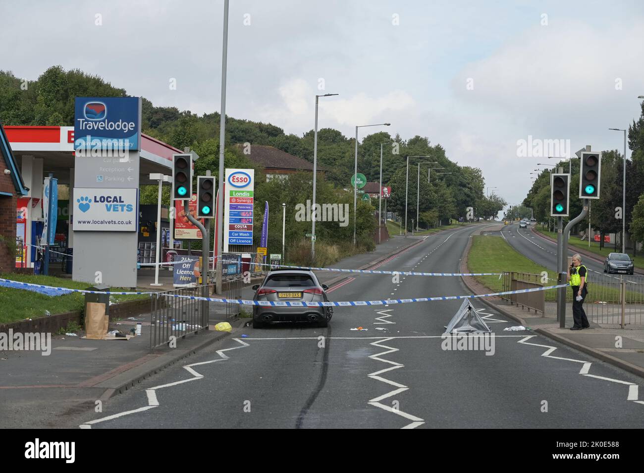 Wolverhampton Road, Oldbury, England - September 11th 2022 - The ...