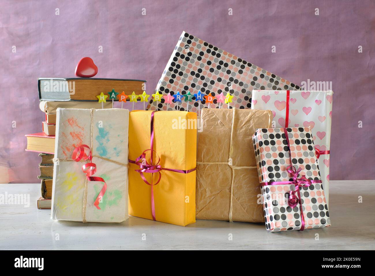 books as birthday present, personal gift,reading,literature,education ...