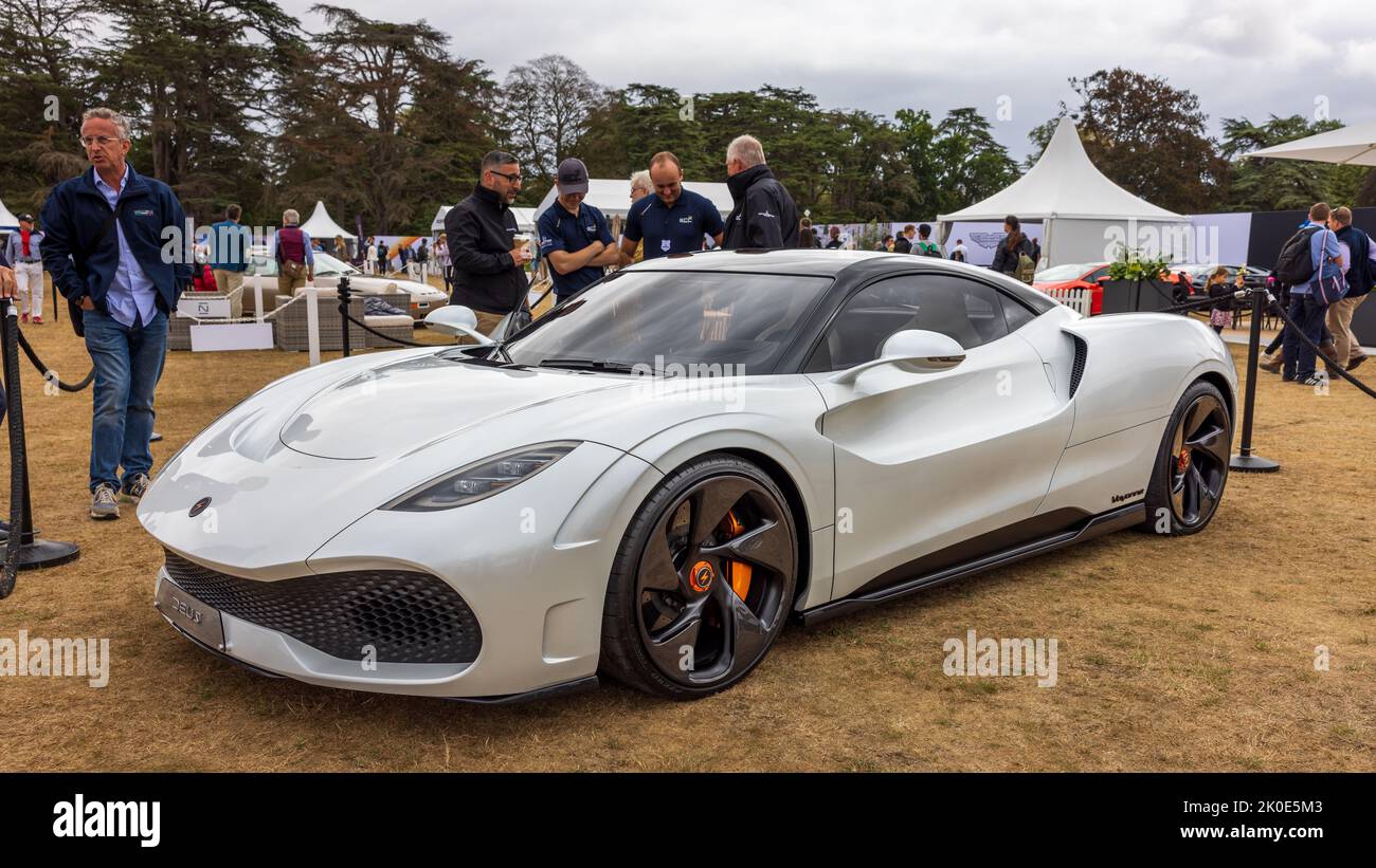 Deus Vayanne electric hypercar on display at the Salon Privé Concours d ...