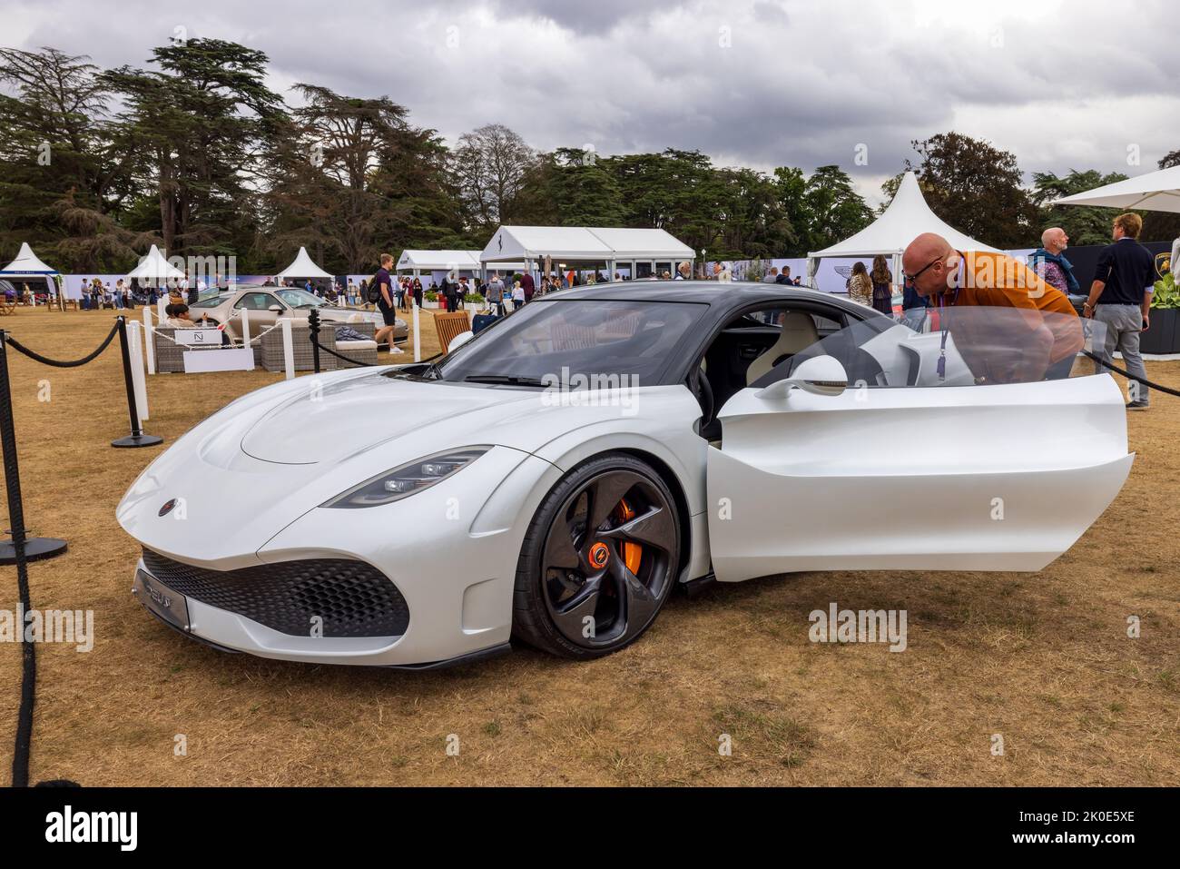 Deus Vayanne electric hypercar on display at the Salon Privé Concours d ...
