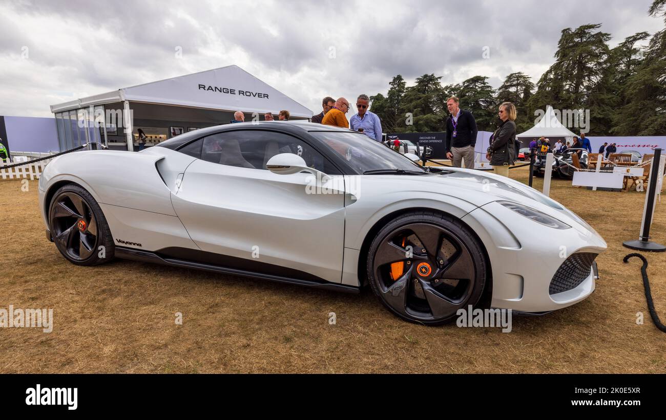 Deus Vayanne electric hypercar on display at the Salon Privé Concours d ...