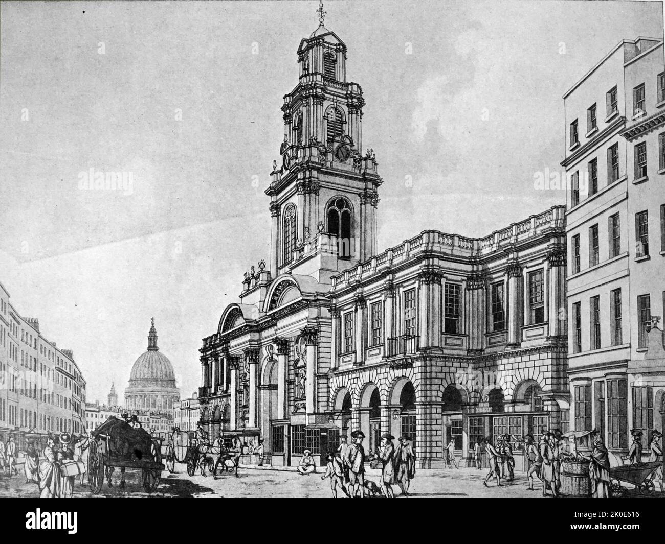 The Royal Exchange; London, England, by Thomas Malton (1748 - 1804 ...