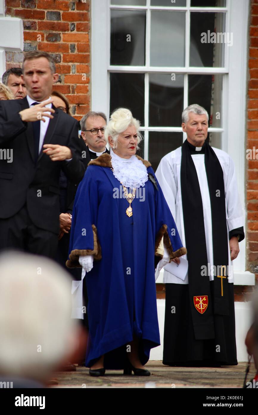 Exeter, Devon, UK. 11th Sep, 2022. Devon County Proclamation Ceremony ...