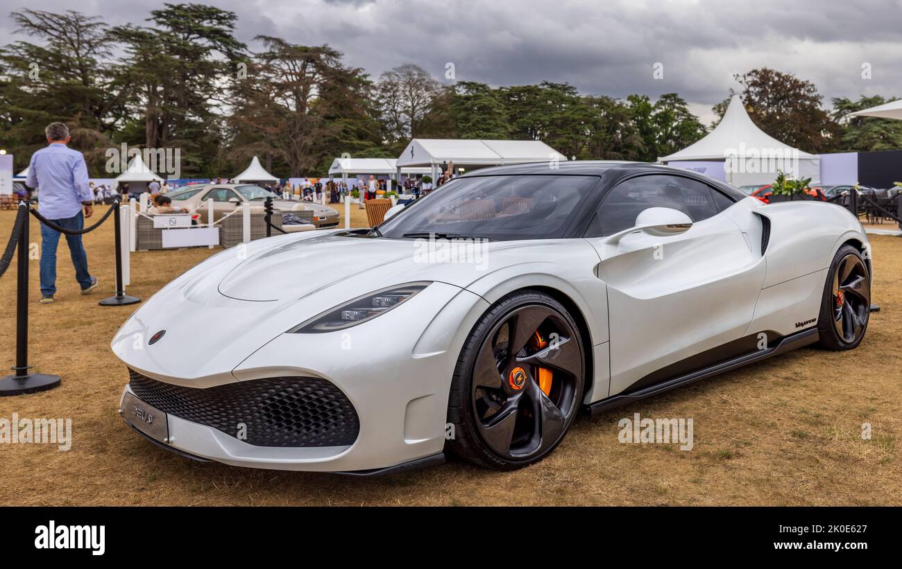 Deus Vayanne electric hypercar on display at the Salon Privé Concours d ...