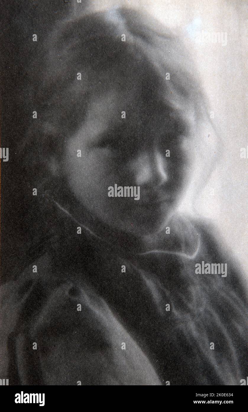 Girl in drapery by Fred Holland Day (1864--1933), American photographer ...