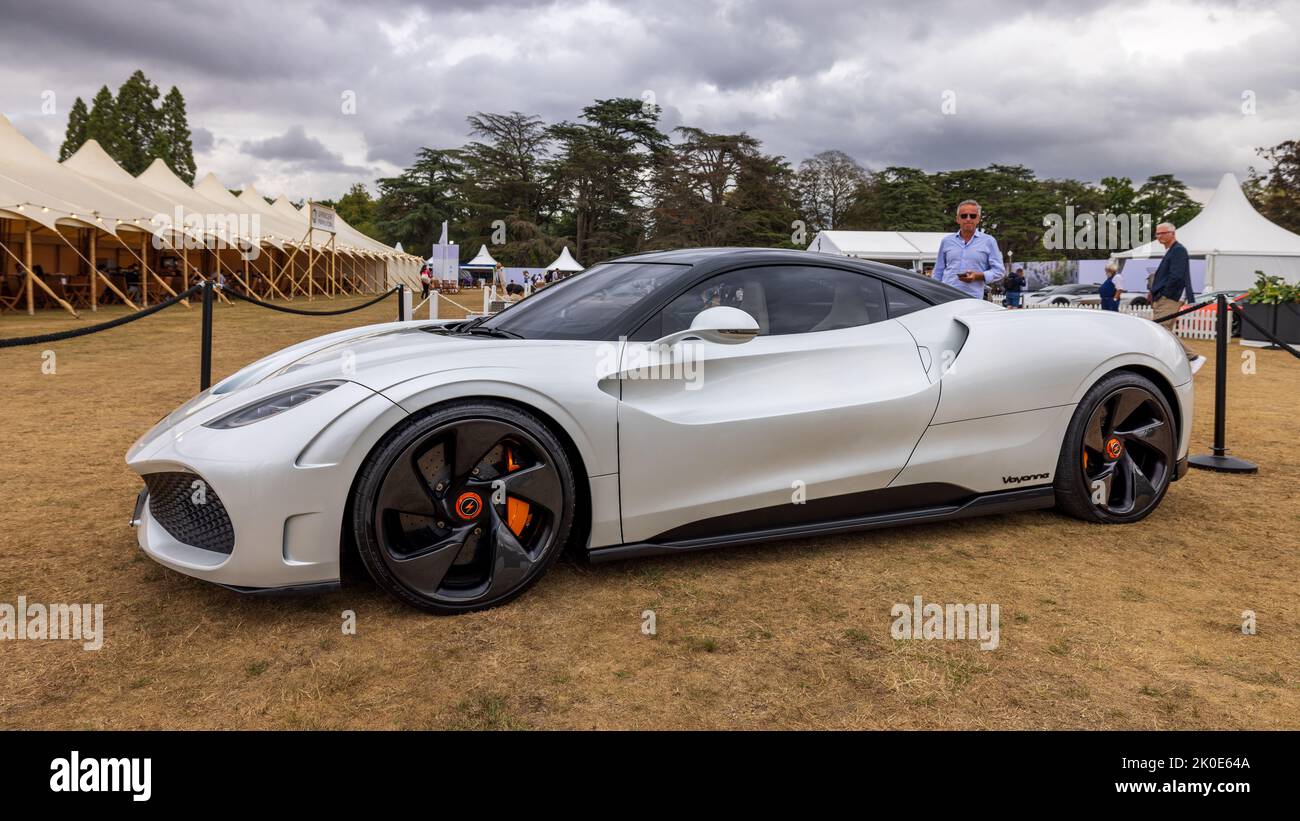 Deus Vayanne electric hypercar on display at the Salon Privé Concours d ...