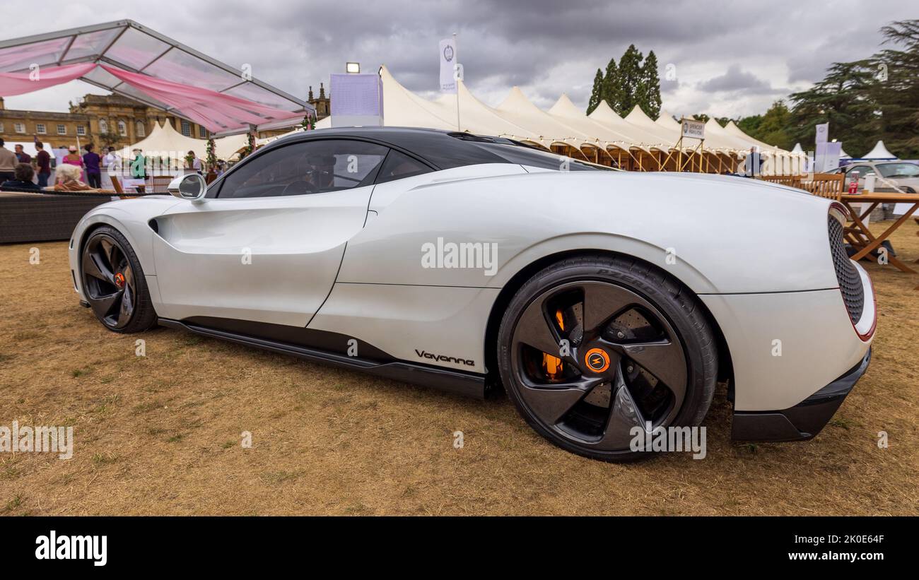 Deus Vayanne electric hypercar on display at the Salon Privé Concours d ...
