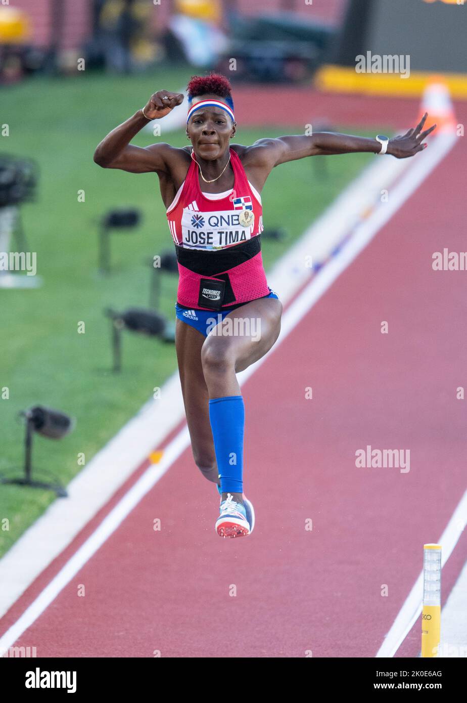 Ana Lucia Jose Tima of Dominican Republic competing in the women’s ...
