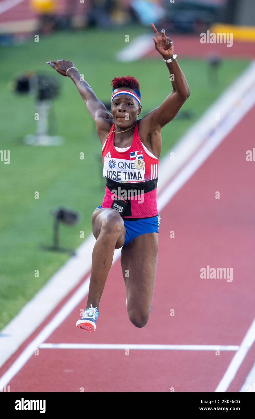 Ana Lucia Jose Tima of Dominican Republic competing in the women’s ...