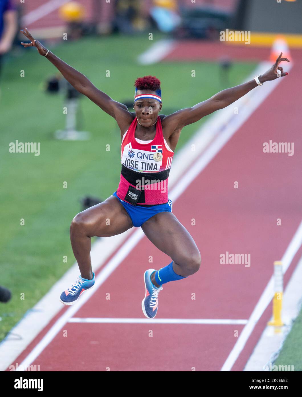 Ana Lucia Jose Tima of Dominican Republic competing in the women’s ...