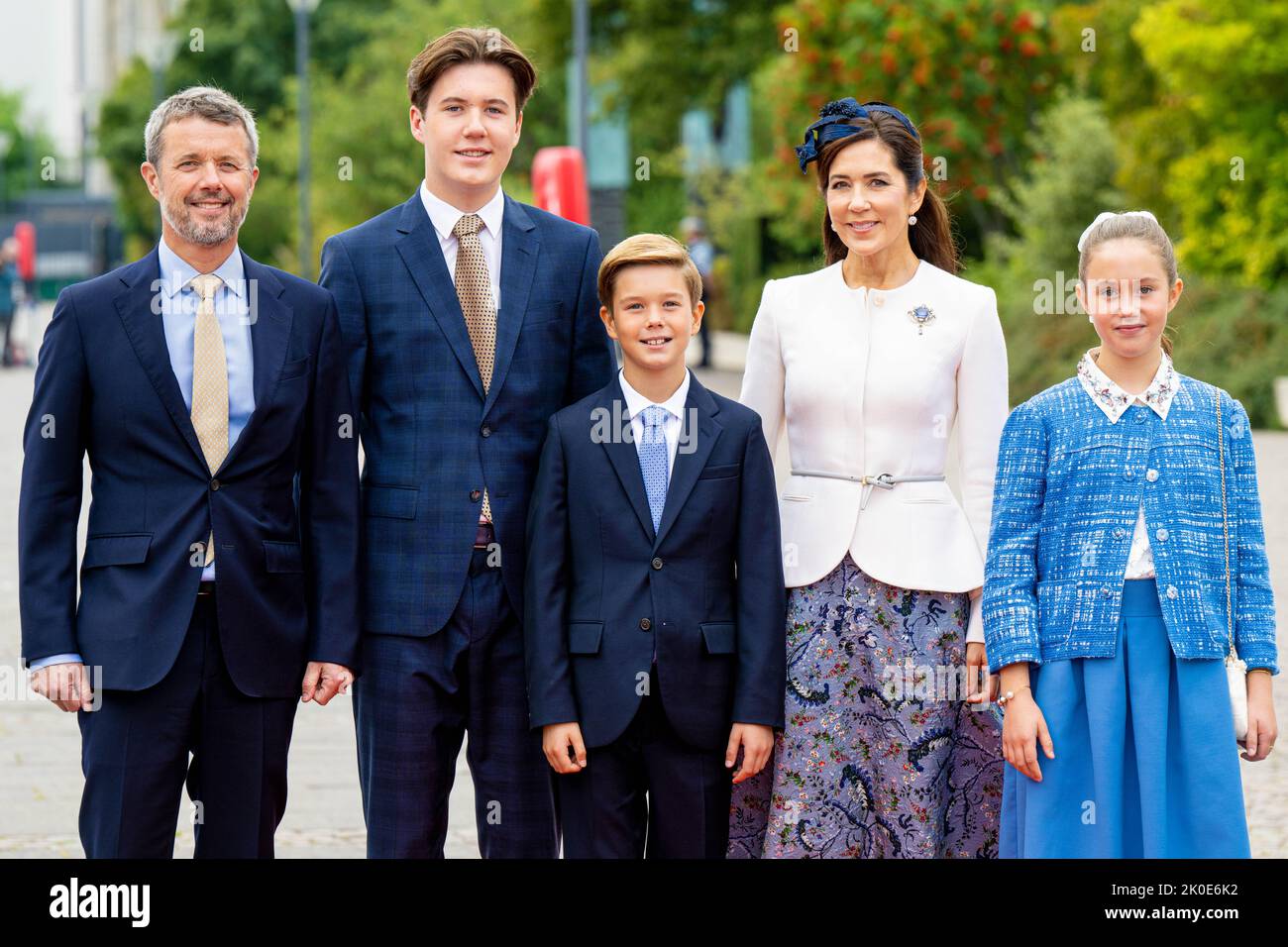 Crown Prince Frederik and Crown Princess Mary of Denmark with Prince ...