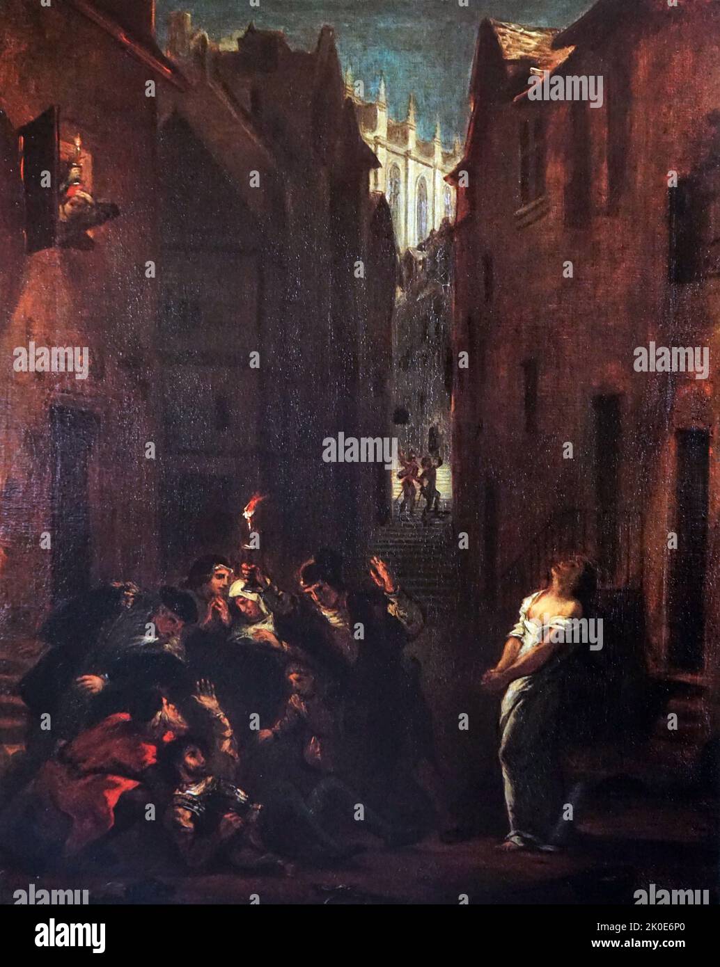 La mort de Valentin. The death of Valentin, 1847, by Eugene Delacroix ...