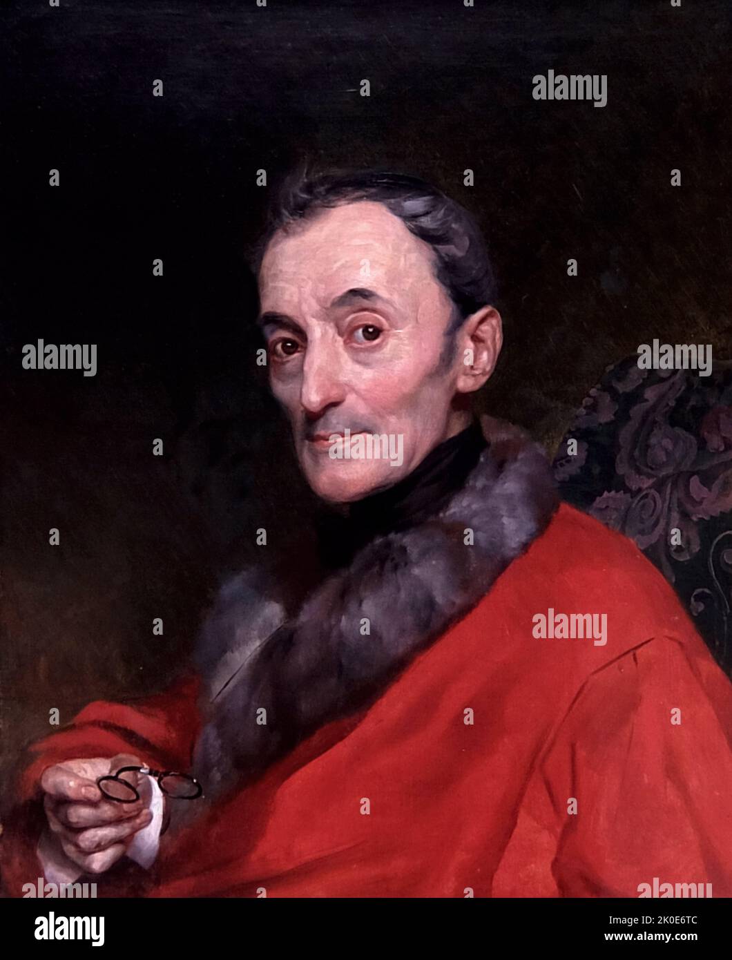 Portrait of the Archaeologist Makedandzhelo Lanchi, 1851, by Karl ...