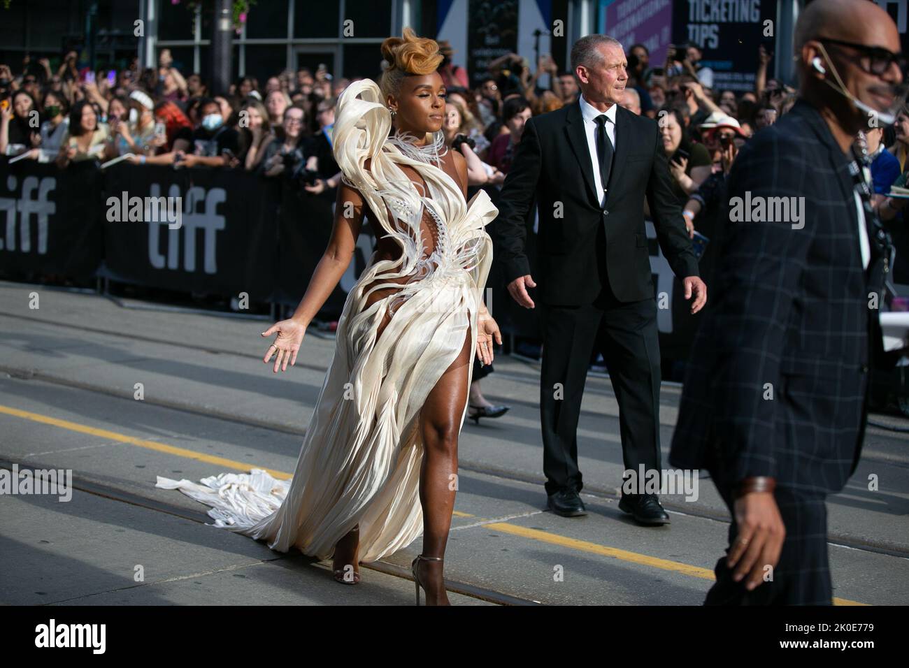 Janelle Monáe attend the "Glass Onion: A Knives Out Mystery" Premiere ...
