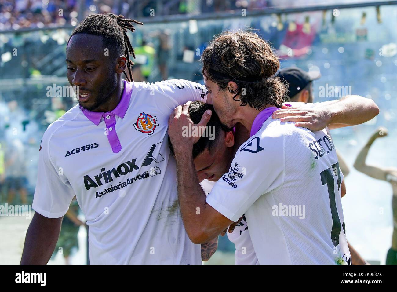 Bergamo, Italy. 11th Sep, 2022. Emanuele Valeri of US Cremonese ...