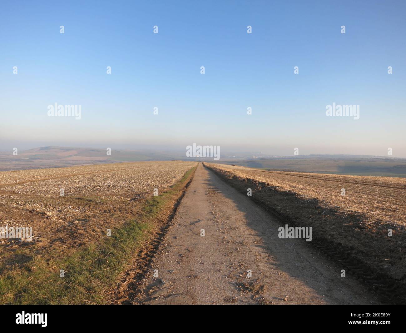 The South Downs Way National trail and park. long distance footpath ...