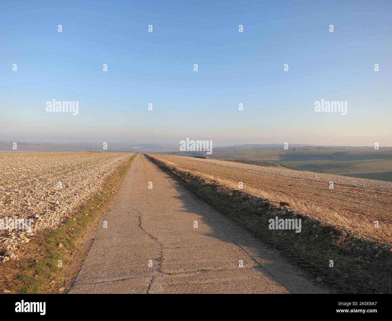 The South Downs Way National trail and park. long distance footpath ...