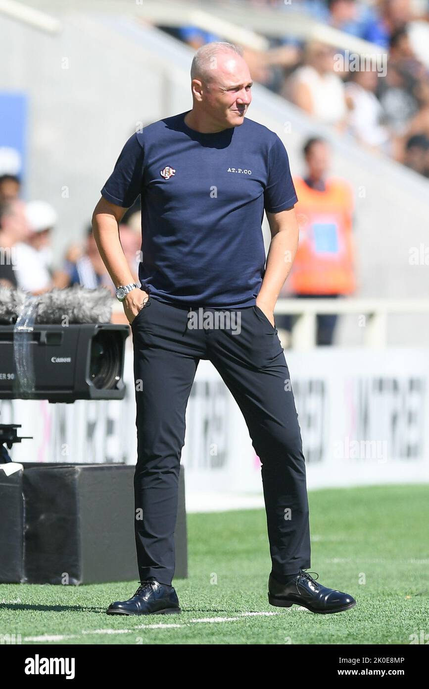Bergamo, Italy. 11th Sep, 2022. Massimiliano Alvini of US Cremonese ...