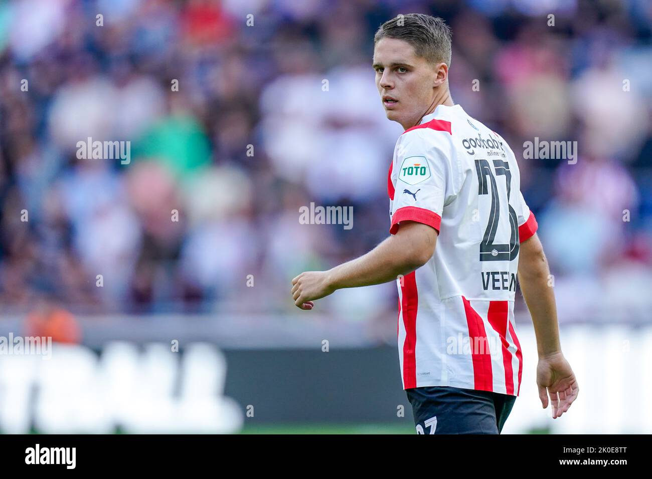 EINDHOVEN, NETHERLANDS - SEPTEMBER 11: Joey Veerman of PSV during the ...