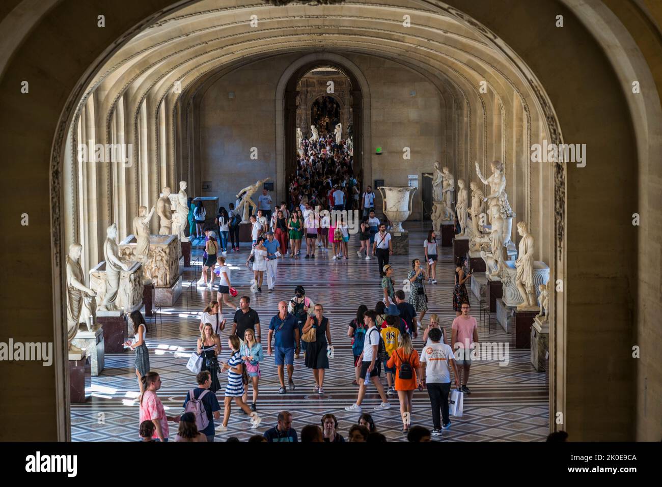 Louvre Museum, the world's most-visited museum, and a historic landmark ...