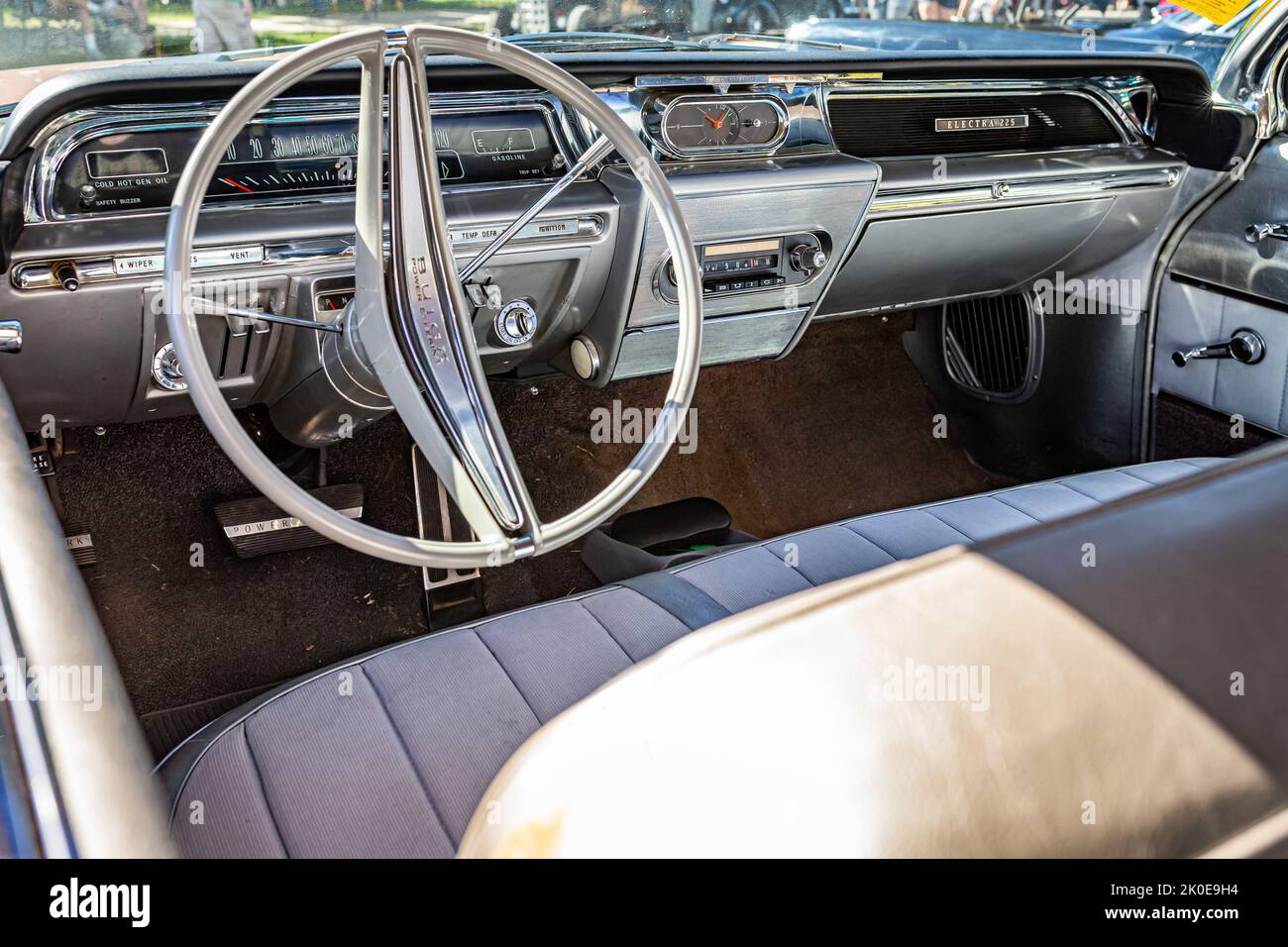 Falcon Heights, MN - June 17, 2022: Wide angle high perspective detail ...