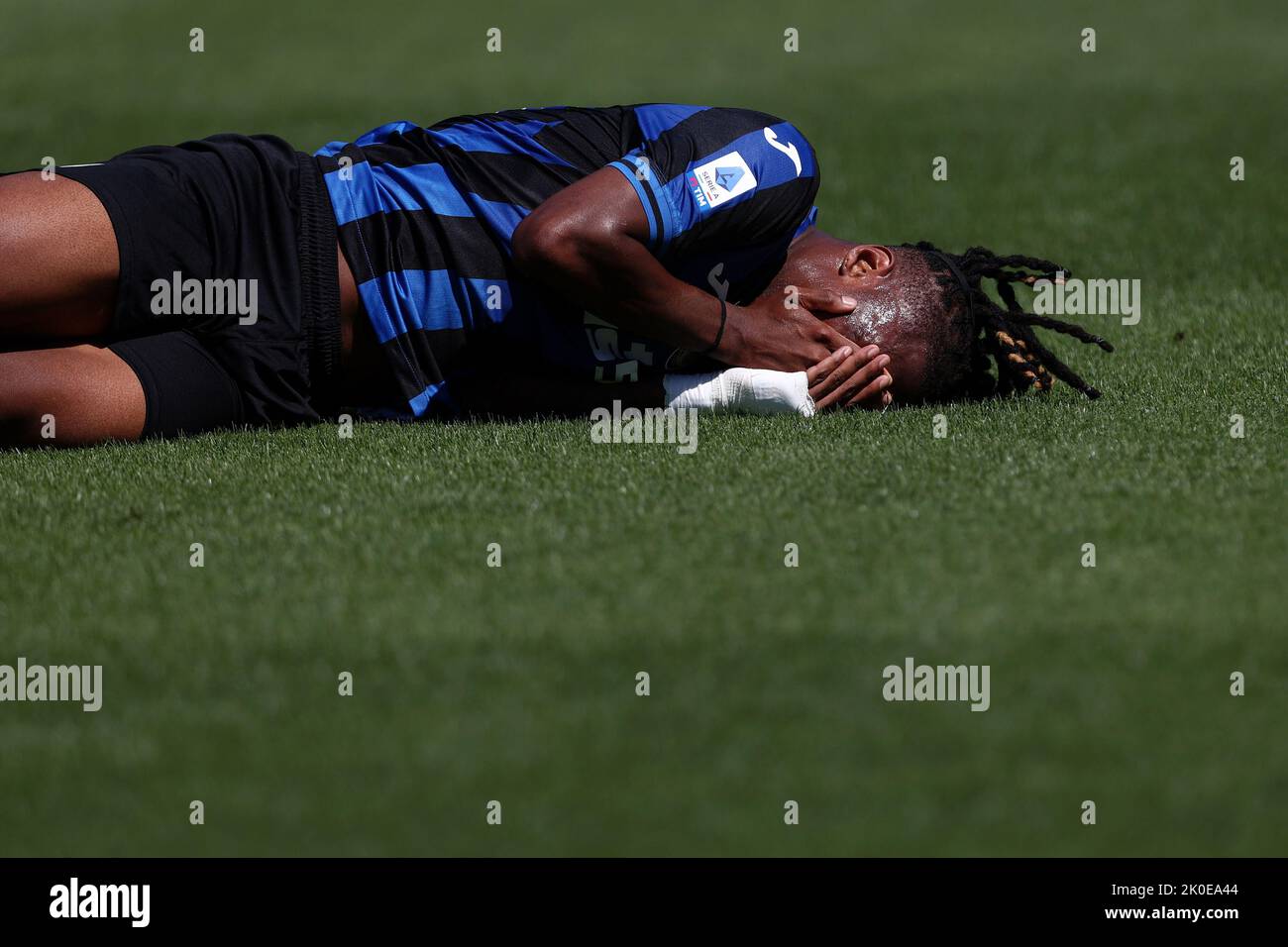 Bergamo, Italy. 11th Sep, 2022. Brandon Soppy of Atalanta BC on the ...