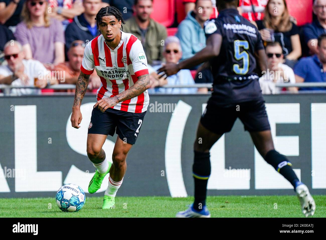 EINDHOVEN, NETHERLANDS - SEPTEMBER 11: Ki Jana Hoever of PSV during the ...