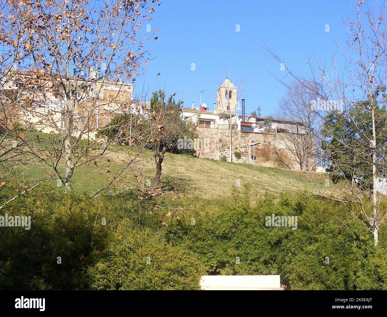 Old city buildings in Terrassa, Spain. City panorama Stock Photo - Alamy