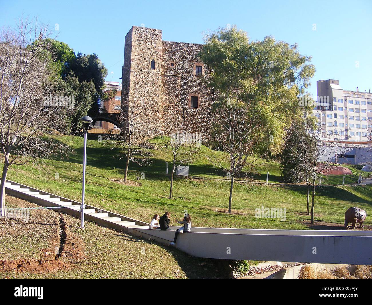 Old city buildings in Terrassa, Spain. City panorama Stock Photo - Alamy