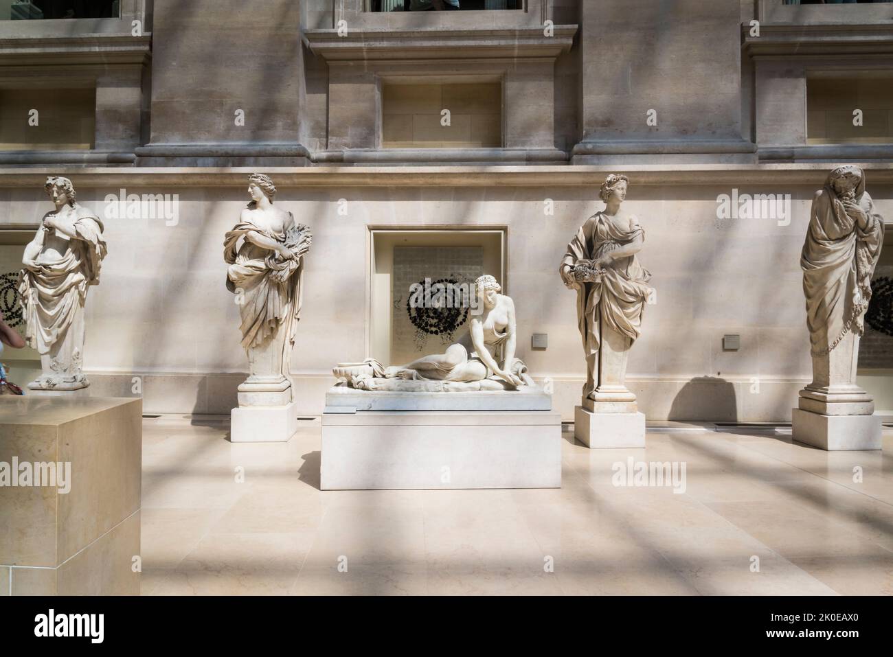 Laviron: 'Four Seasons' sculptures, , The Cour Puget where French ...