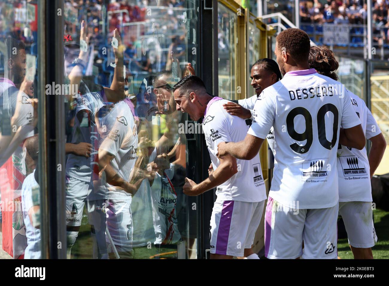 Bergamo, Italy. 11th Sep, 2022. Emanuele Valeri of U.S. Cremonese ...