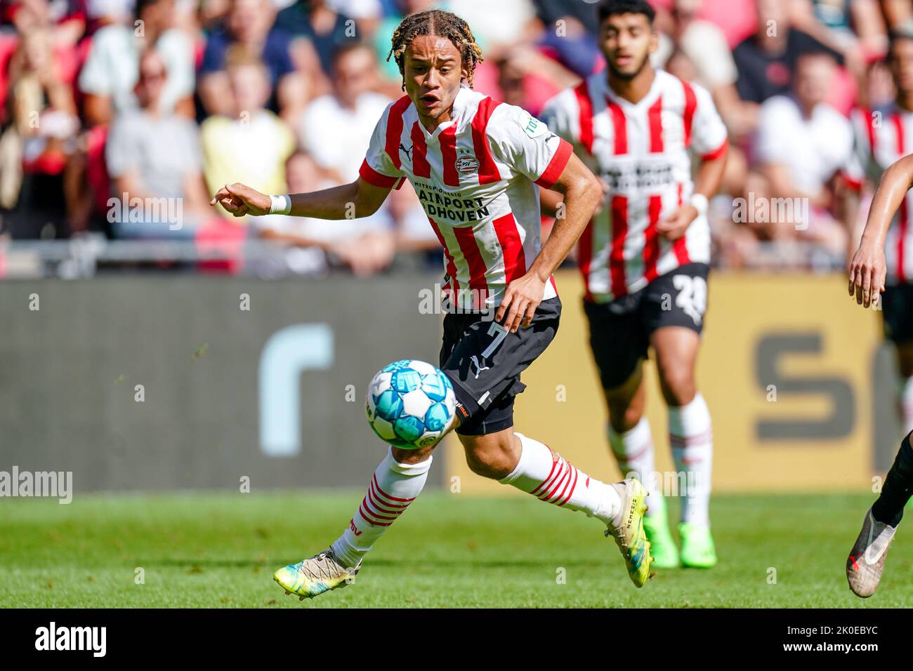 EINDHOVEN, NETHERLANDS - SEPTEMBER 11: Xavi Simons of PSV during the ...