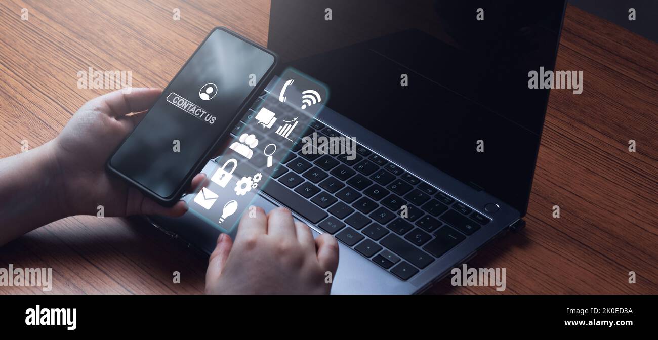 Customer service contact us hi-res stock photography and images - Alamy