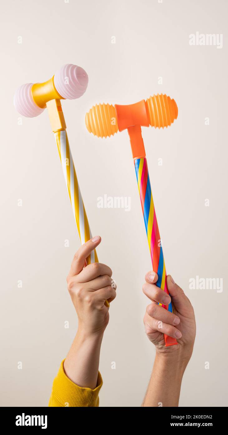 Plastic hammers festival portugal hi-res stock photography and images ...