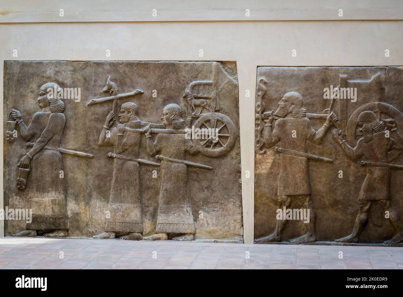 Assyrian sculpture, Louvre Museum, the world's most-visited museum, and ...