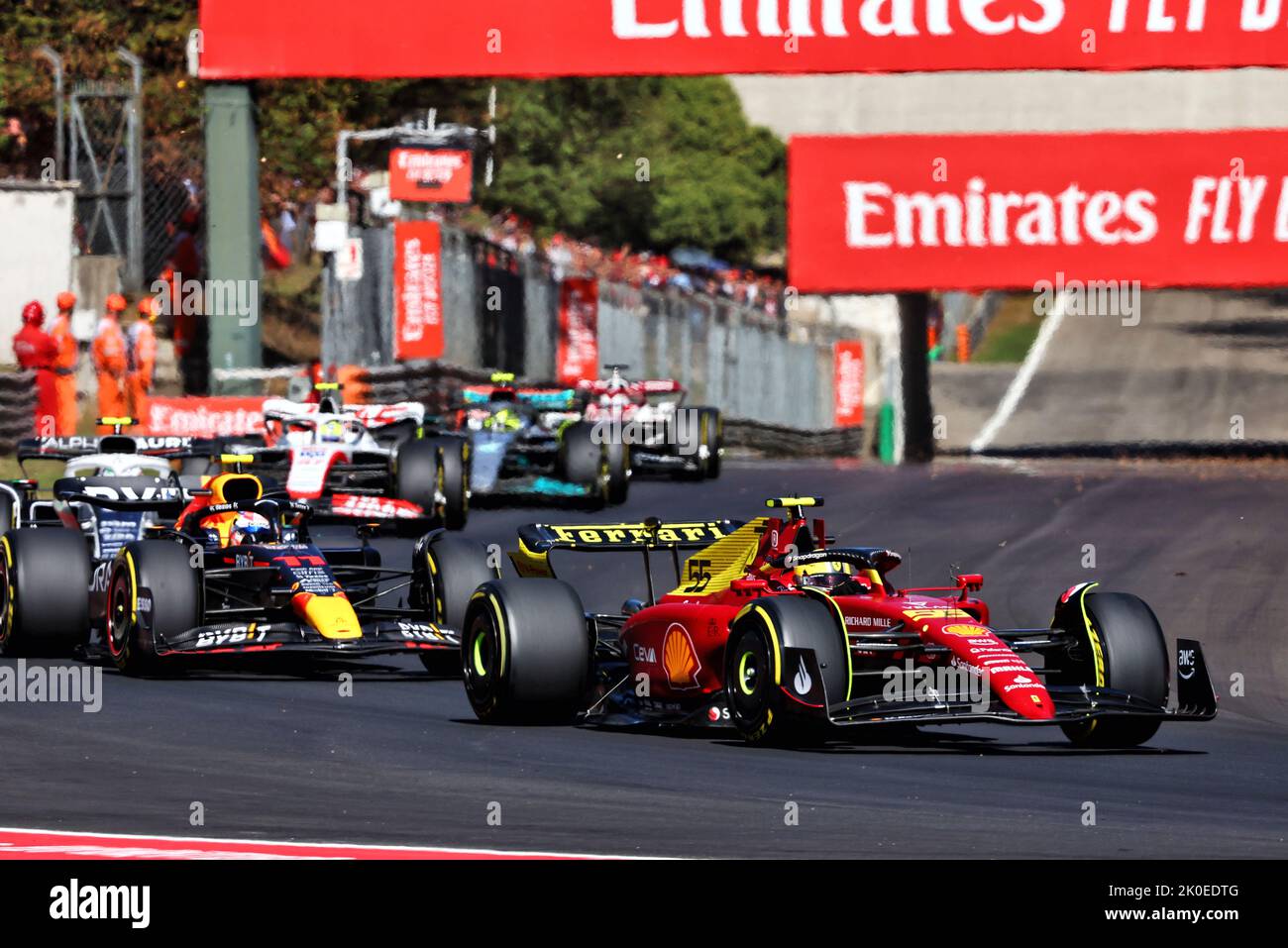 Carlos Sainz Jr (ESP) Ferrari F1-75. Credit: James Moy/Alamy Live News ...