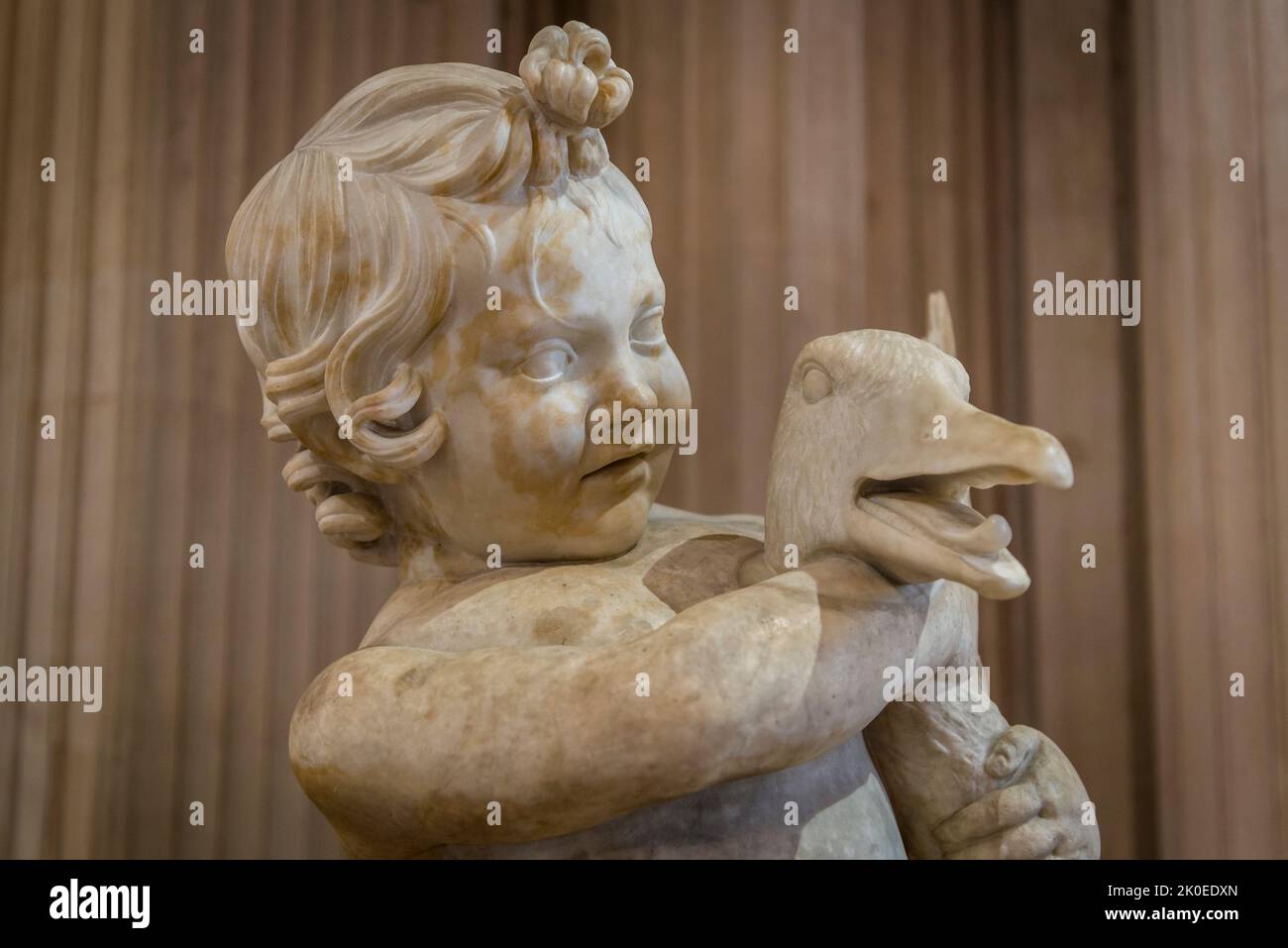 Boy with a goose, Greek sculpture, Louvre Museum, the world's most ...