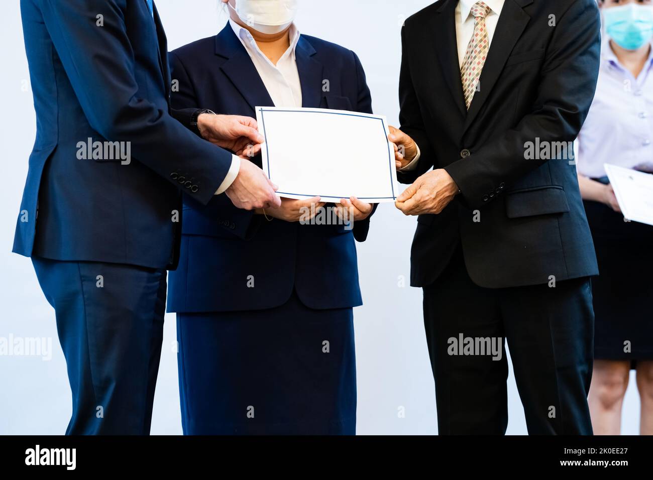 Photograph of the atmosphere during the ceremony of awarding an ...