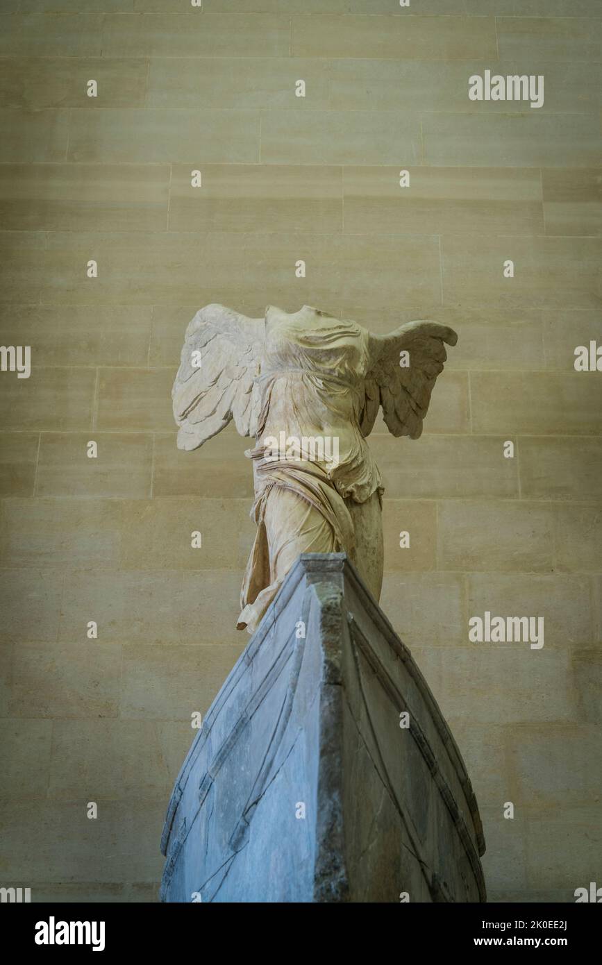 The Winged Victory of Samothrace; 200–190 BC; Parian marble; 244 cm ...