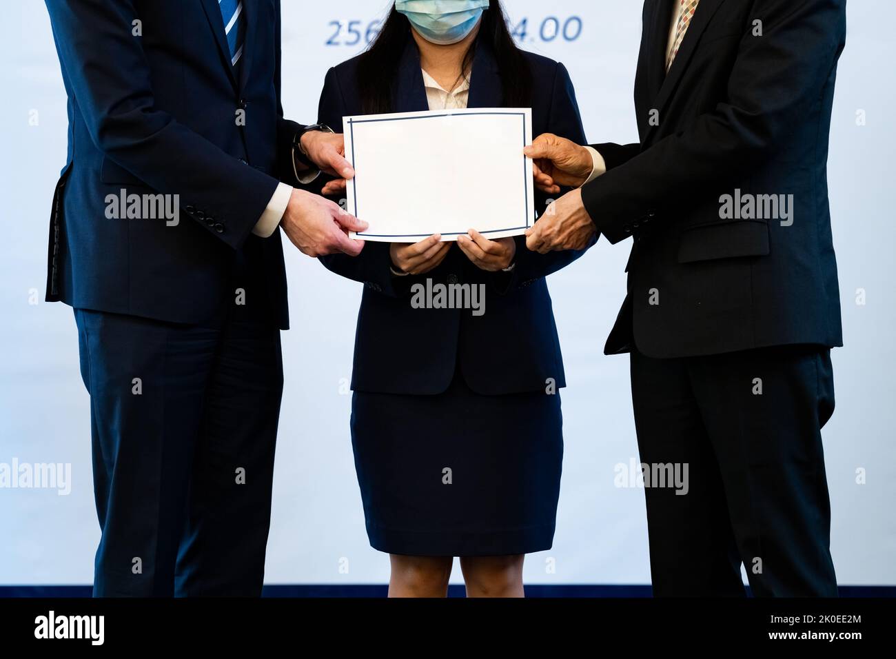 Photograph of the atmosphere during the ceremony of awarding an ...