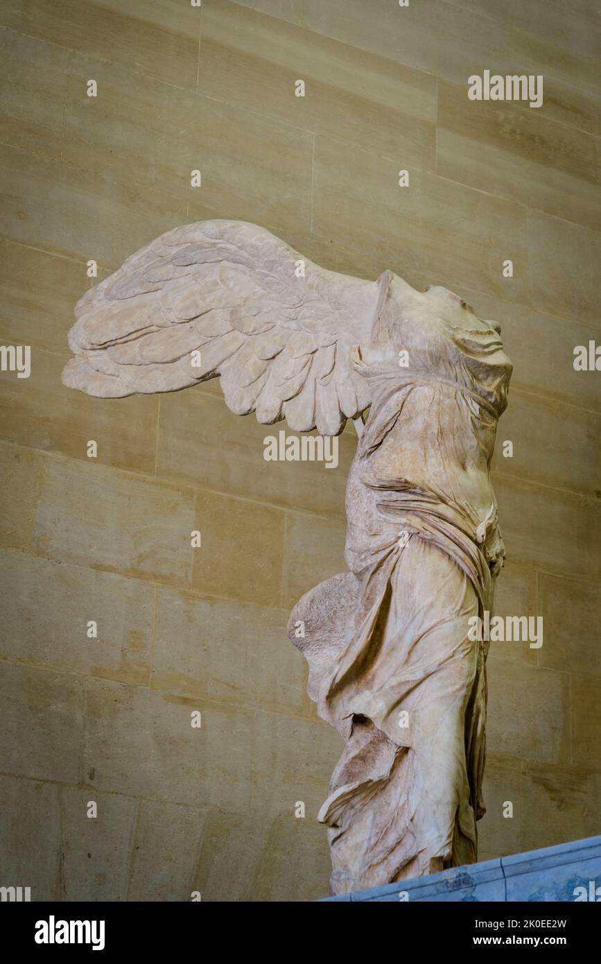 The Winged Victory of Samothrace; 200–190 BC; Parian marble; 244 cm ...