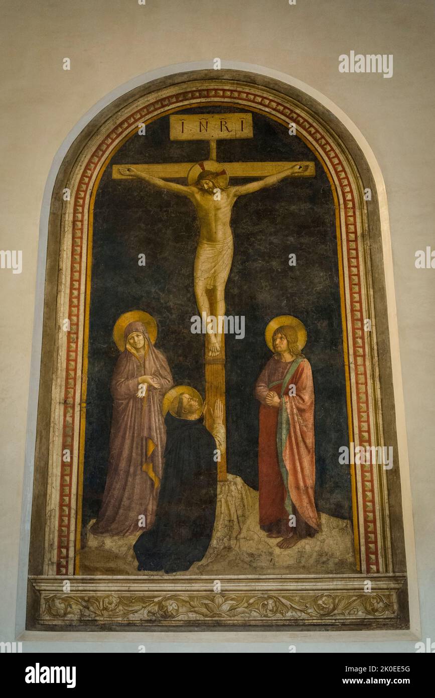 France Angelico 'Christ on Cross', Italian Early Renaissance art ...