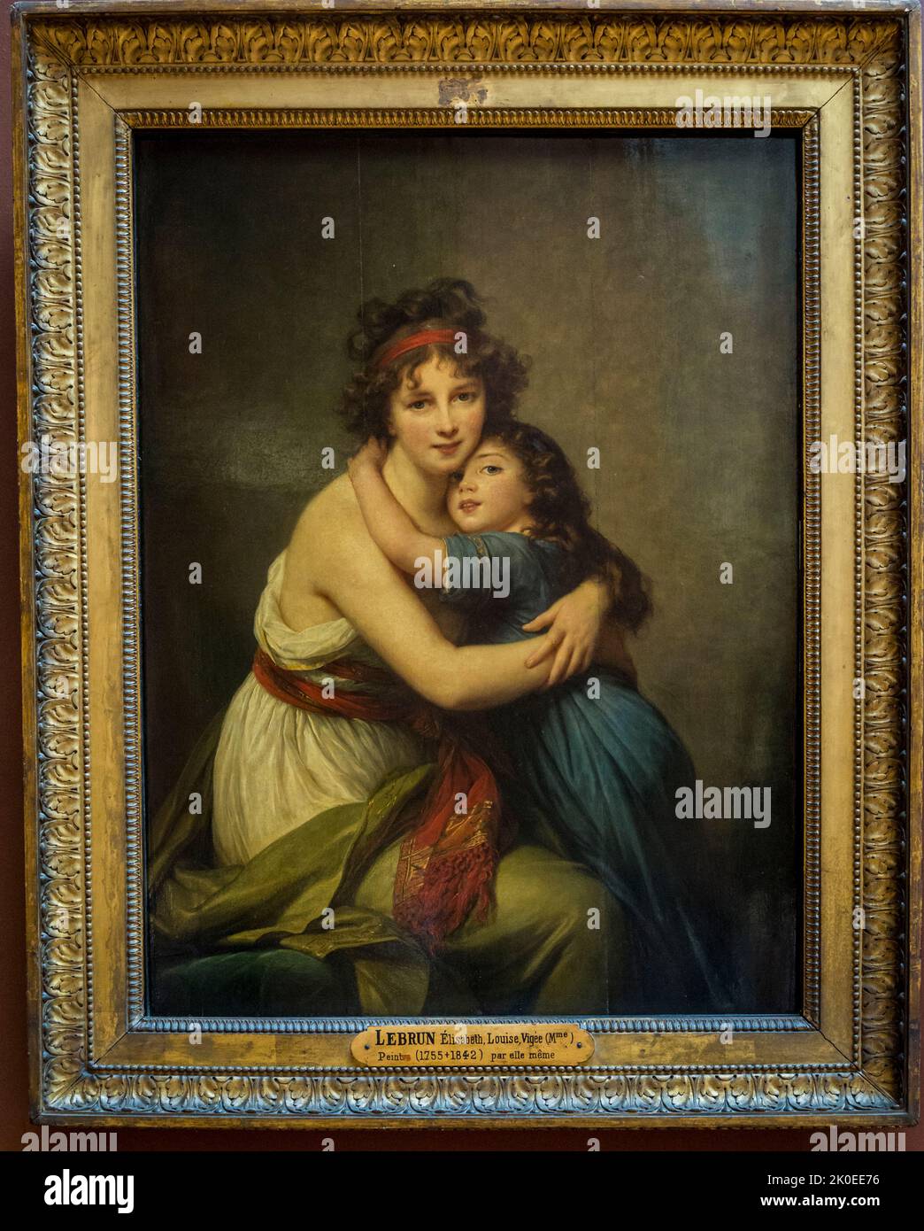 Self-portrait with Her Daughter, 1789. by Élisabeth Vigée Le Brun ...