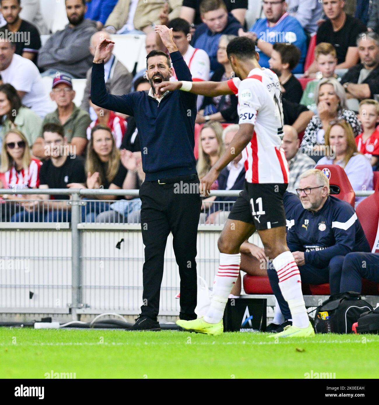 EINDHOVEN, 11-09-2022, Philips Stadium, Dutch Eredivisie, season 2022/ ...