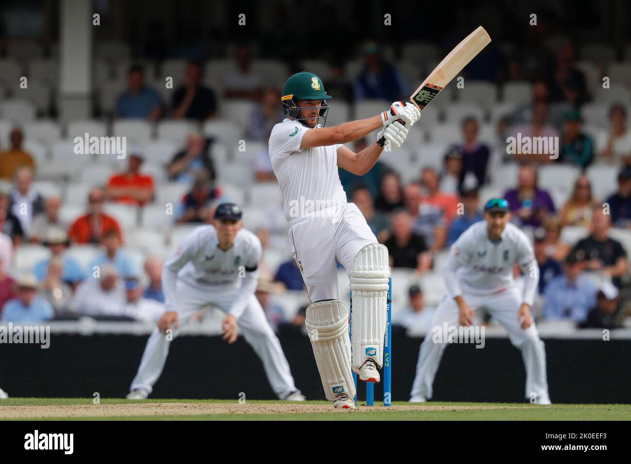 South Africa's Wiaan Mulder during the LV= Insurance Test match England ...