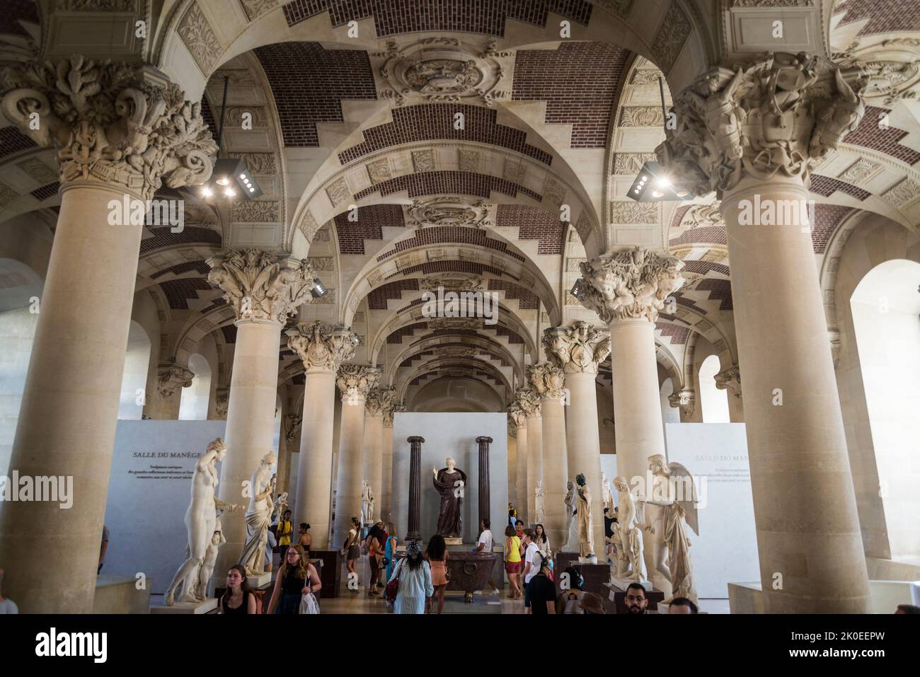 Louvre Museum, the world's most-visited museum, and a historic landmark ...