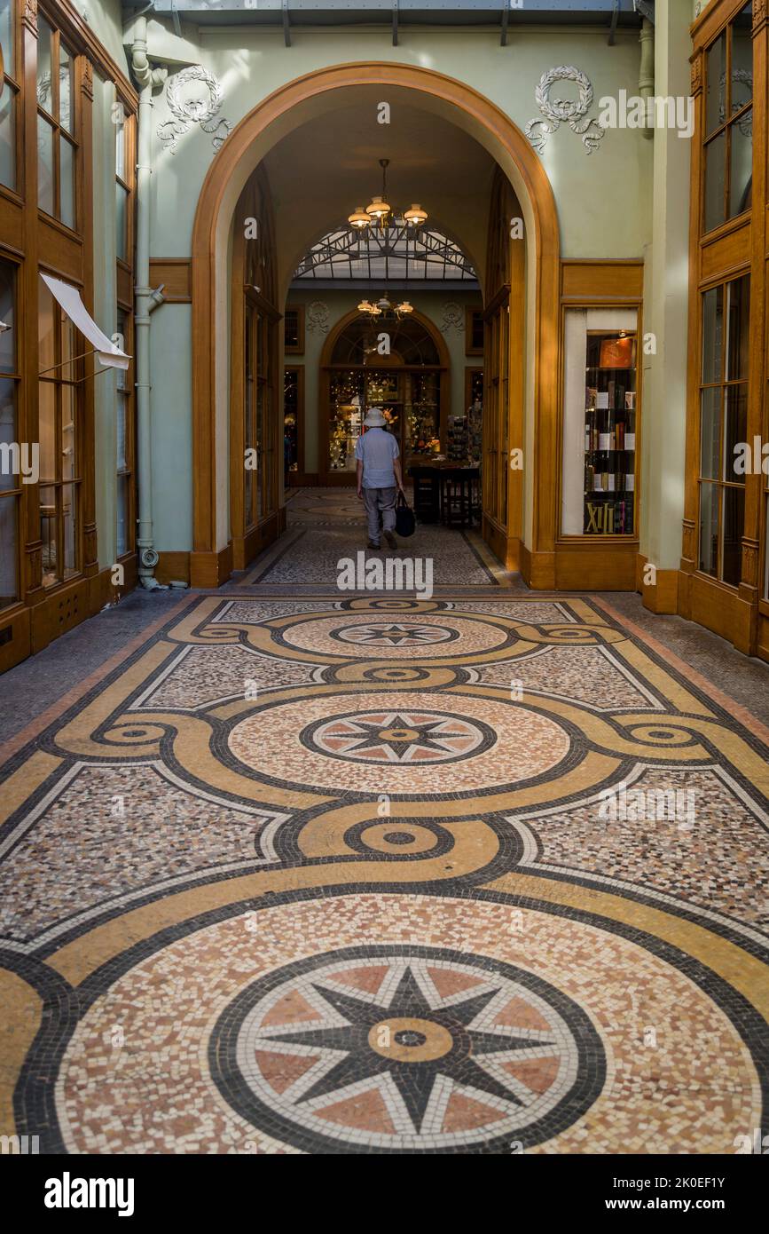 The Galerie Vivienne, one of the famous covered passages or shopping ...